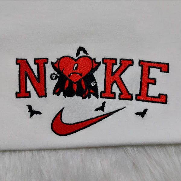 Nike Bad Bunny Halloween Embroidered Sweatshirt - TerraBell Designs