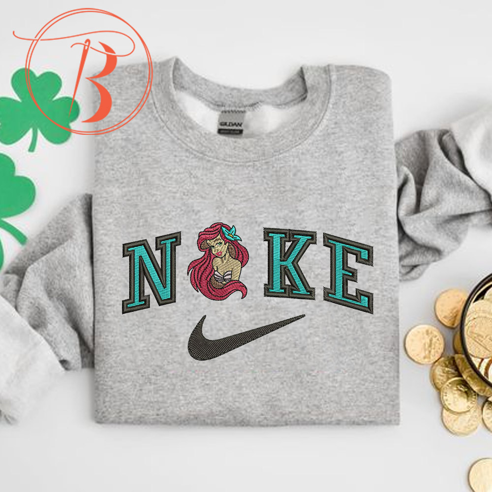 Nike Princess Ariel Disney Embroidered Sweatshirt More Colors ...