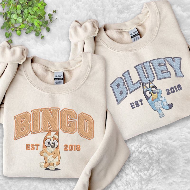 Bluey Embroidered Collections - TerraBell Designs